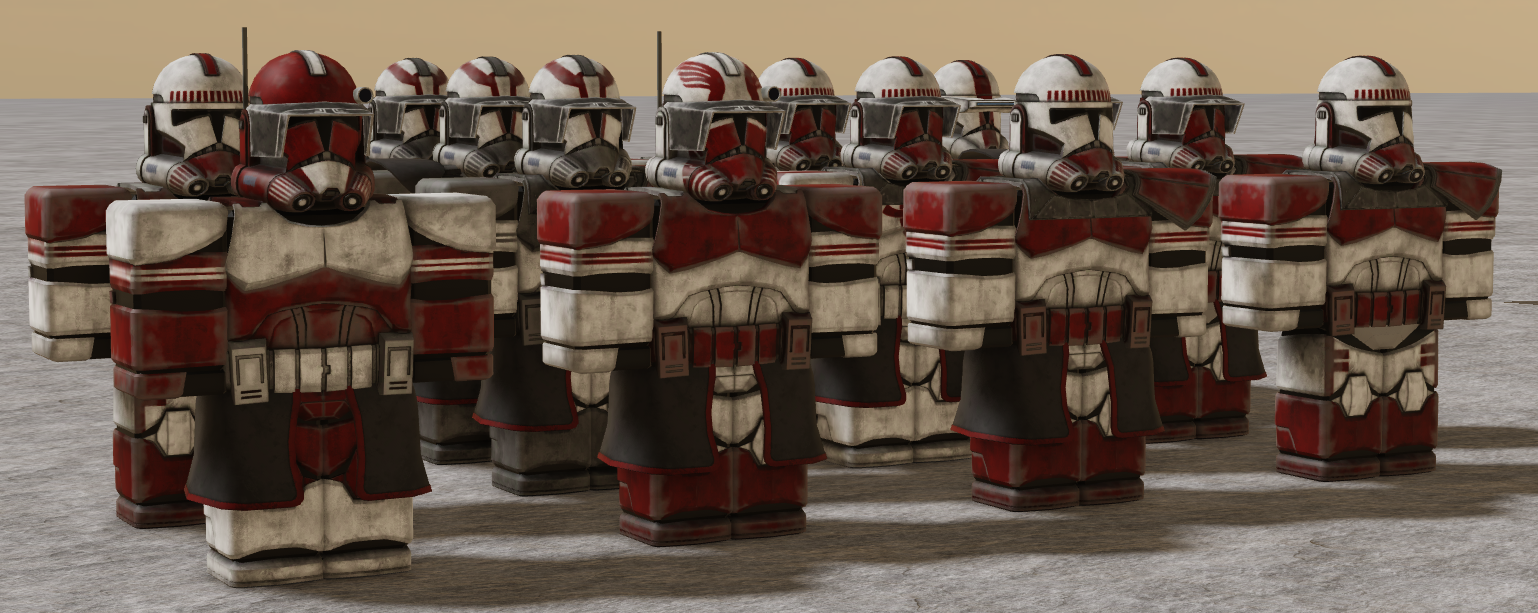 Clone Wars Coruscant Guard Morphs Pack | BuiltByBit