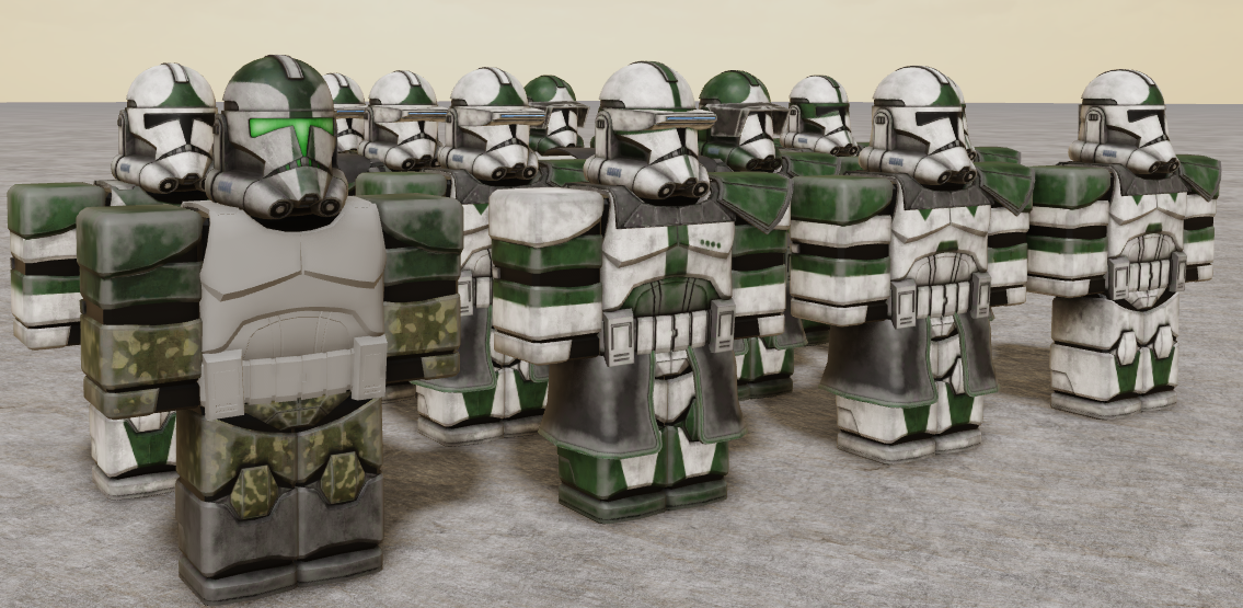 Clone Wars 41st Elite Corps Morphs Pack | BuiltByBit
