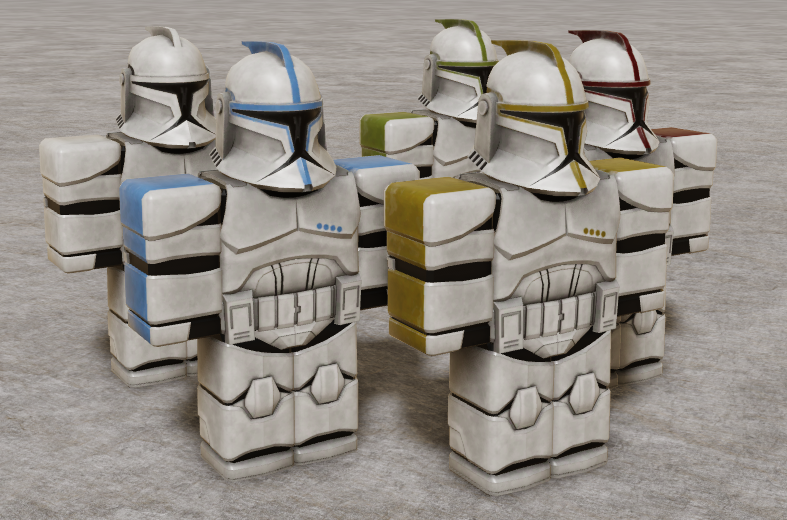 Clone Wars Phase 1 Morphs Pack | BuiltByBit
