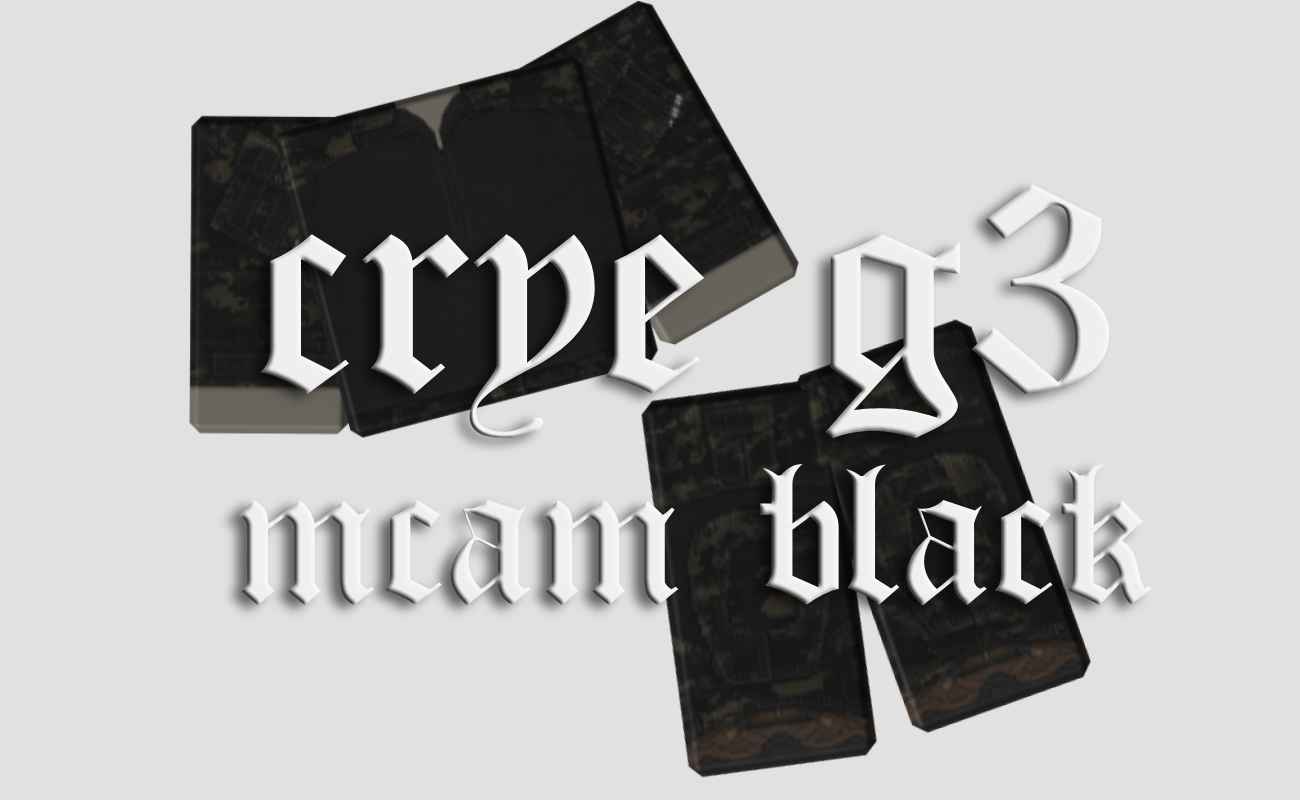 G3 Combat Uniforms Multicam Black Kit | BuiltByBit