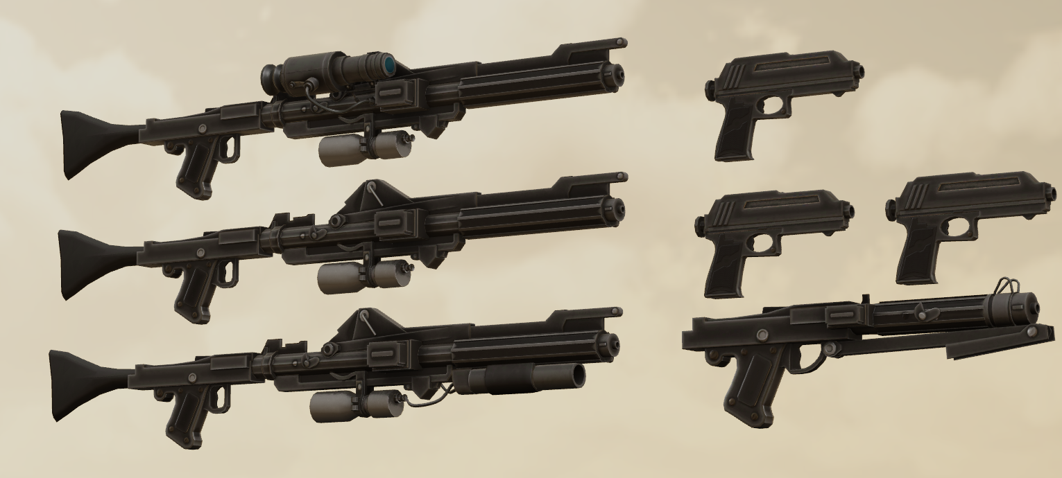 Clone Wars Guns Pack | BuiltByBit