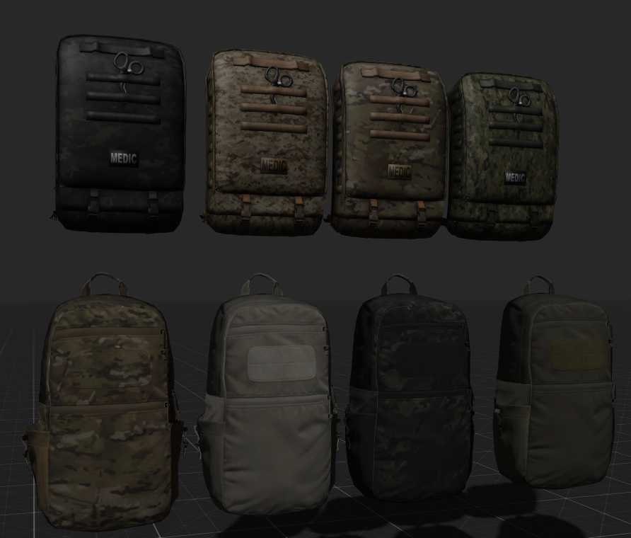 Big Custom Backpacks Pack | BuiltByBit