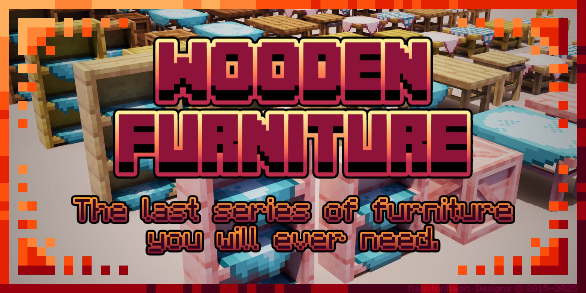 MMD | Wooden Furniture Set | Volume 1 | BuiltByBit