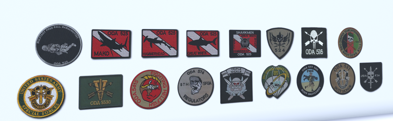 5th Special Forces Group Patches | BuiltByBit