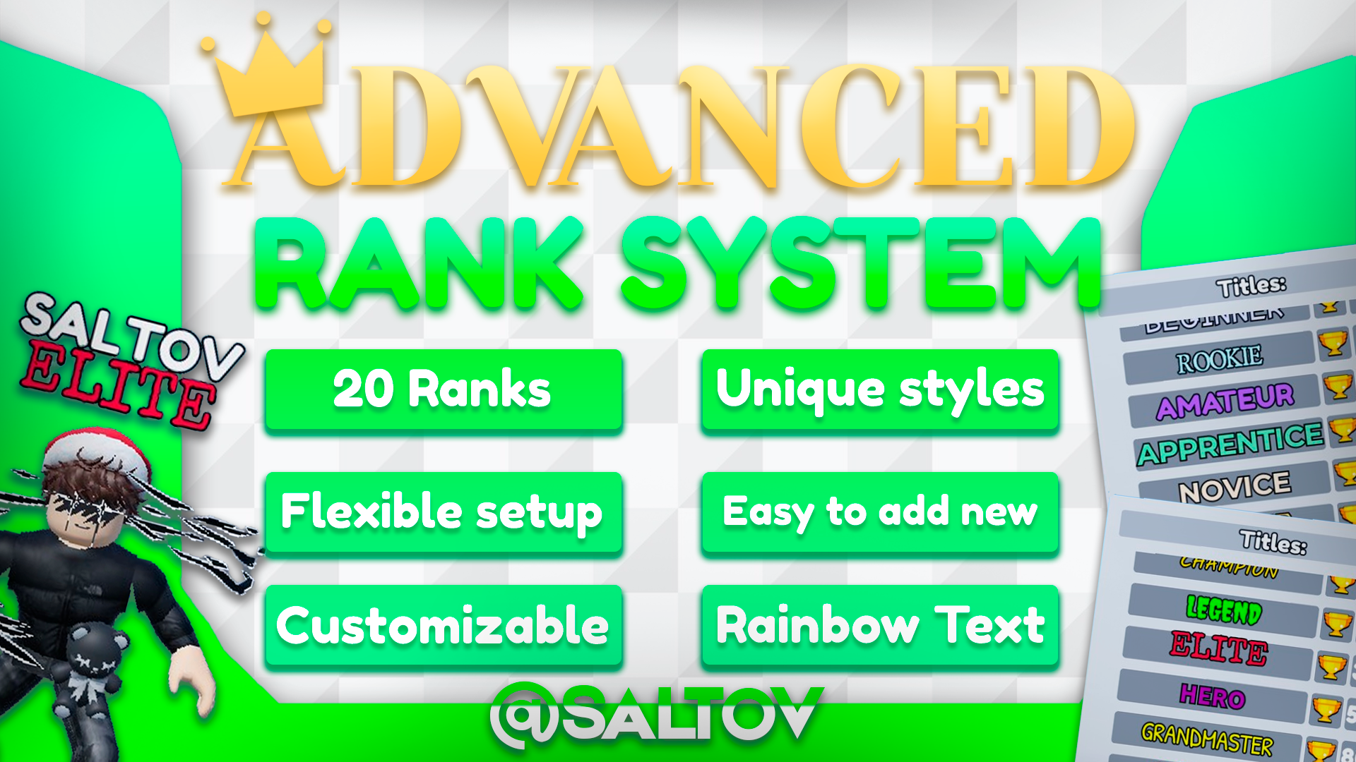 Advanced Rank System | BuiltByBit