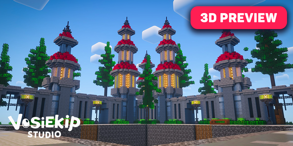 Prison - Red Castle | BuiltByBit