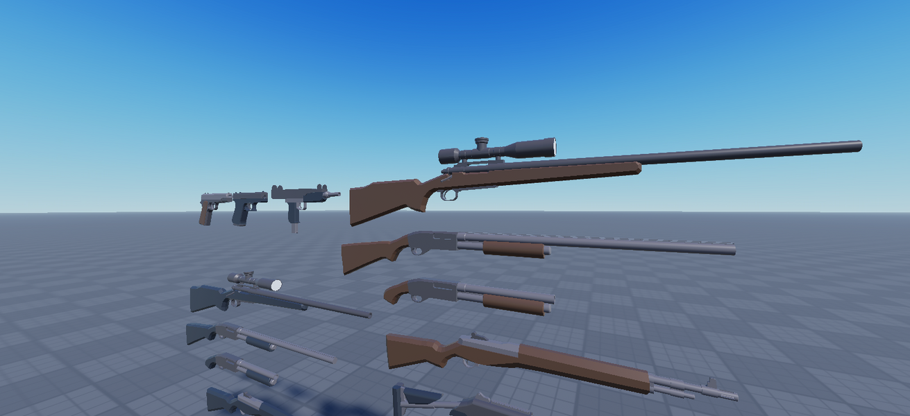 SCRIPTED Lowpoly Gun System | BuiltByBit