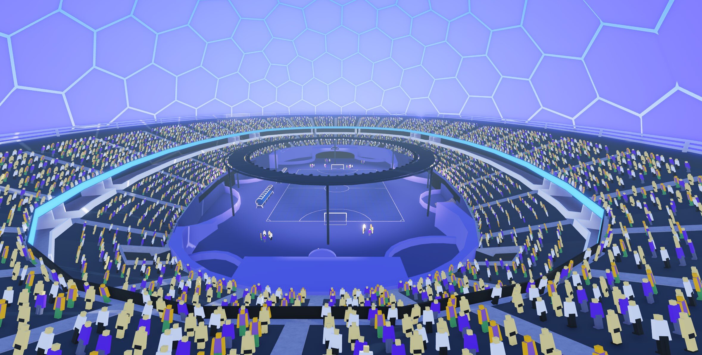 Futuristic Soccer Roblox Stadium Map | BuiltByBit