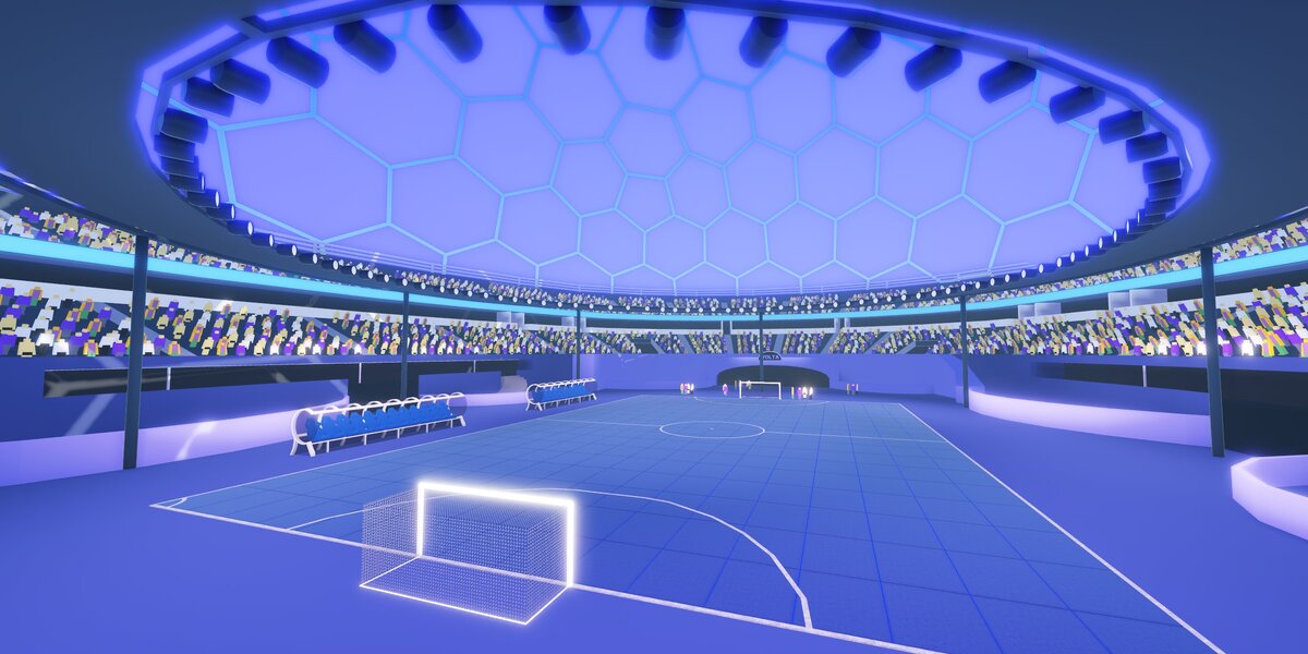 Futuristic Soccer Roblox Stadium Map | BuiltByBit