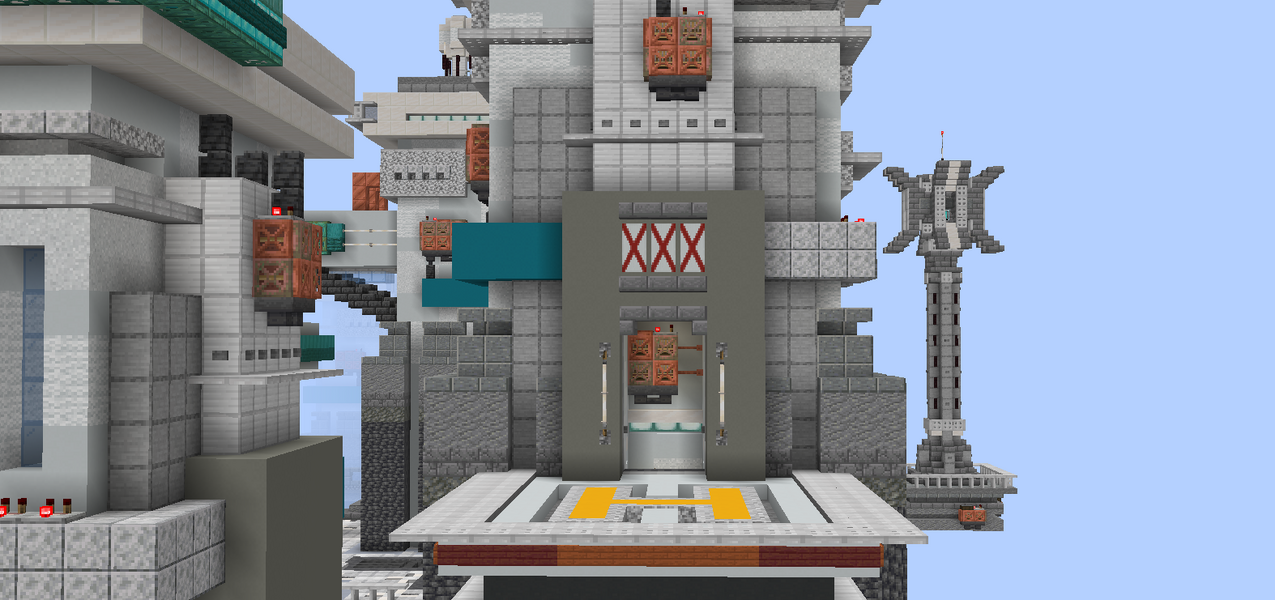 Sci-fi bedwars map | BuiltByBit