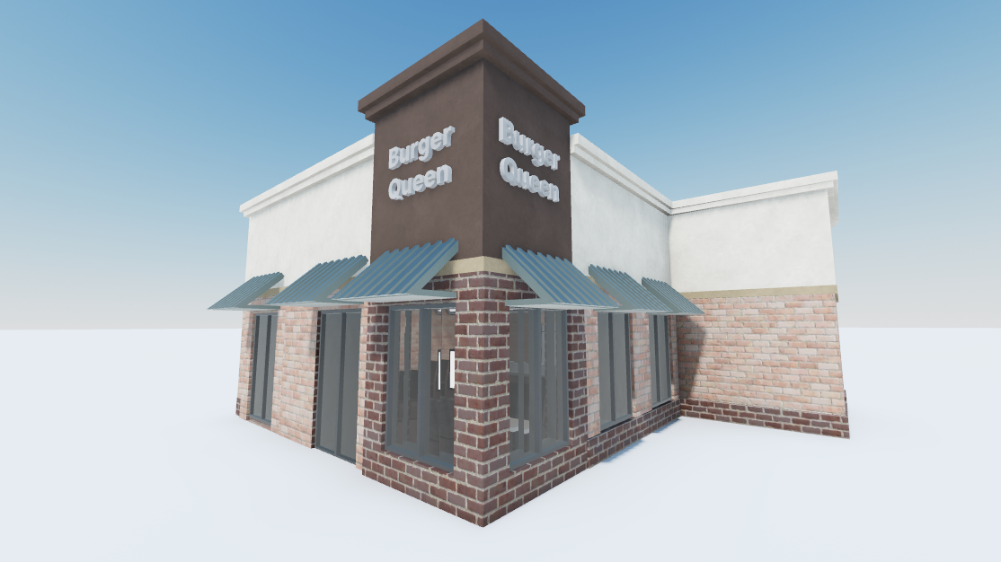 Burger Queen Building | BuiltByBit
