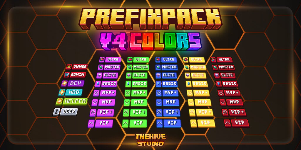 prefix pack v4 Colors | BuiltByBit