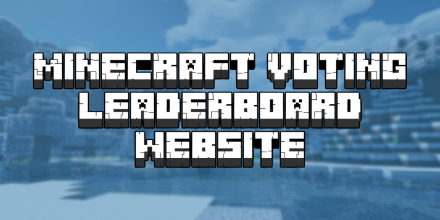 Minecraft Voting Leaderboard Website | BuiltByBit