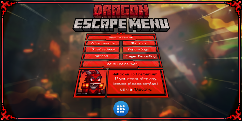 Basic Dragon ESC Menu - ItemsAdder | BuiltByBit