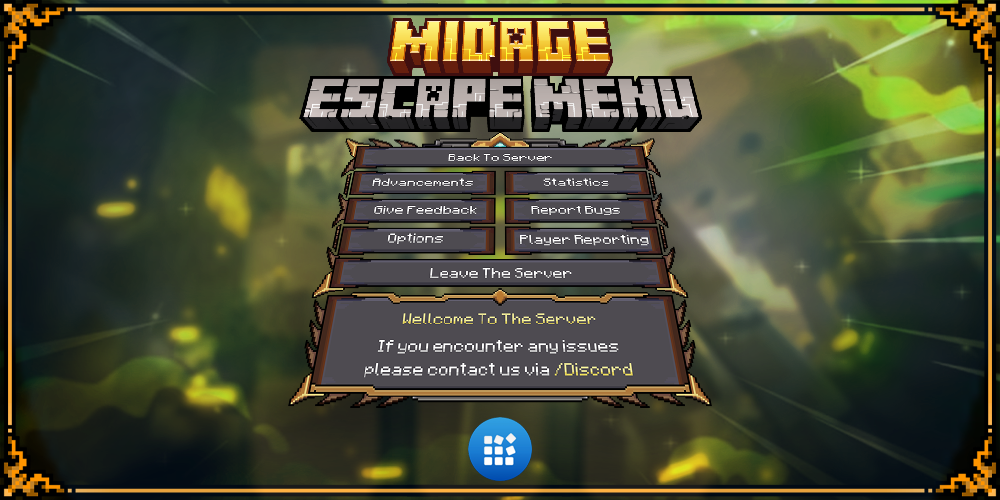 Midage ESC Menu - ItemsAdder | BuiltByBit