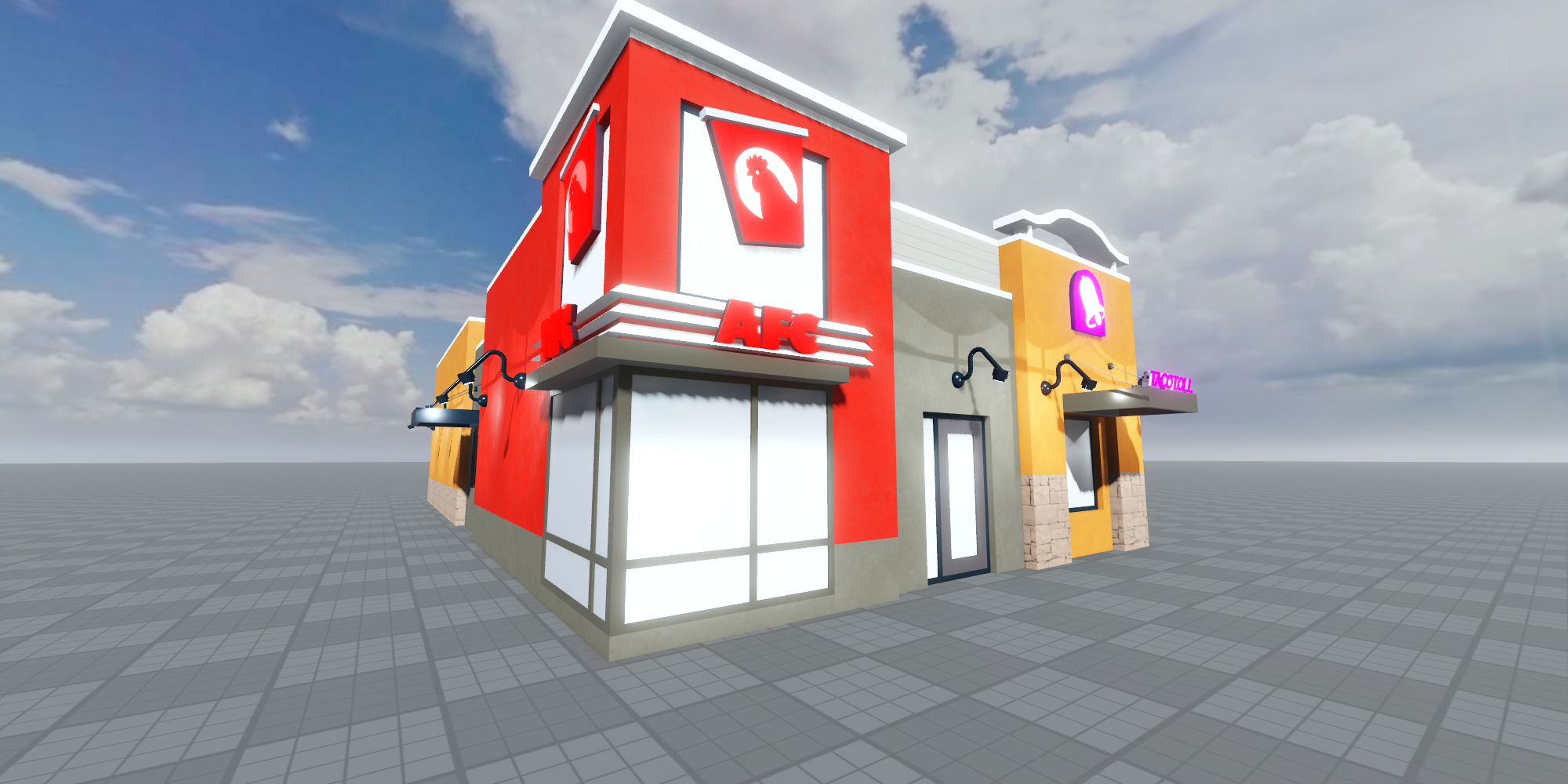 AFC & Taco Toll Exterior V1 | BuiltByBit