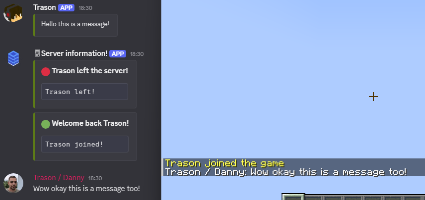 Two worlds one chat bridge | BuiltByBit