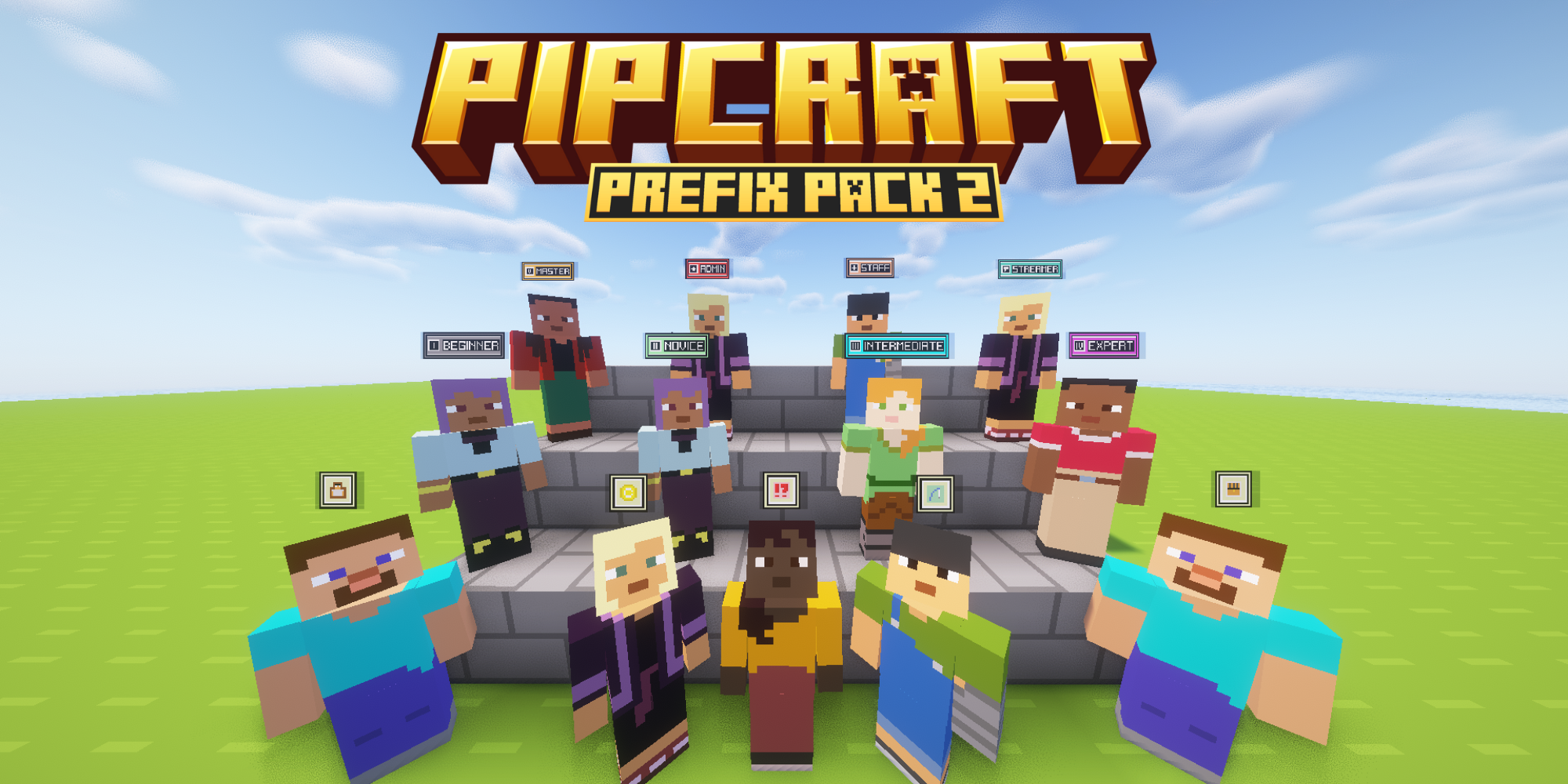 Pipcraft Prefix Pack 2 | BuiltByBit