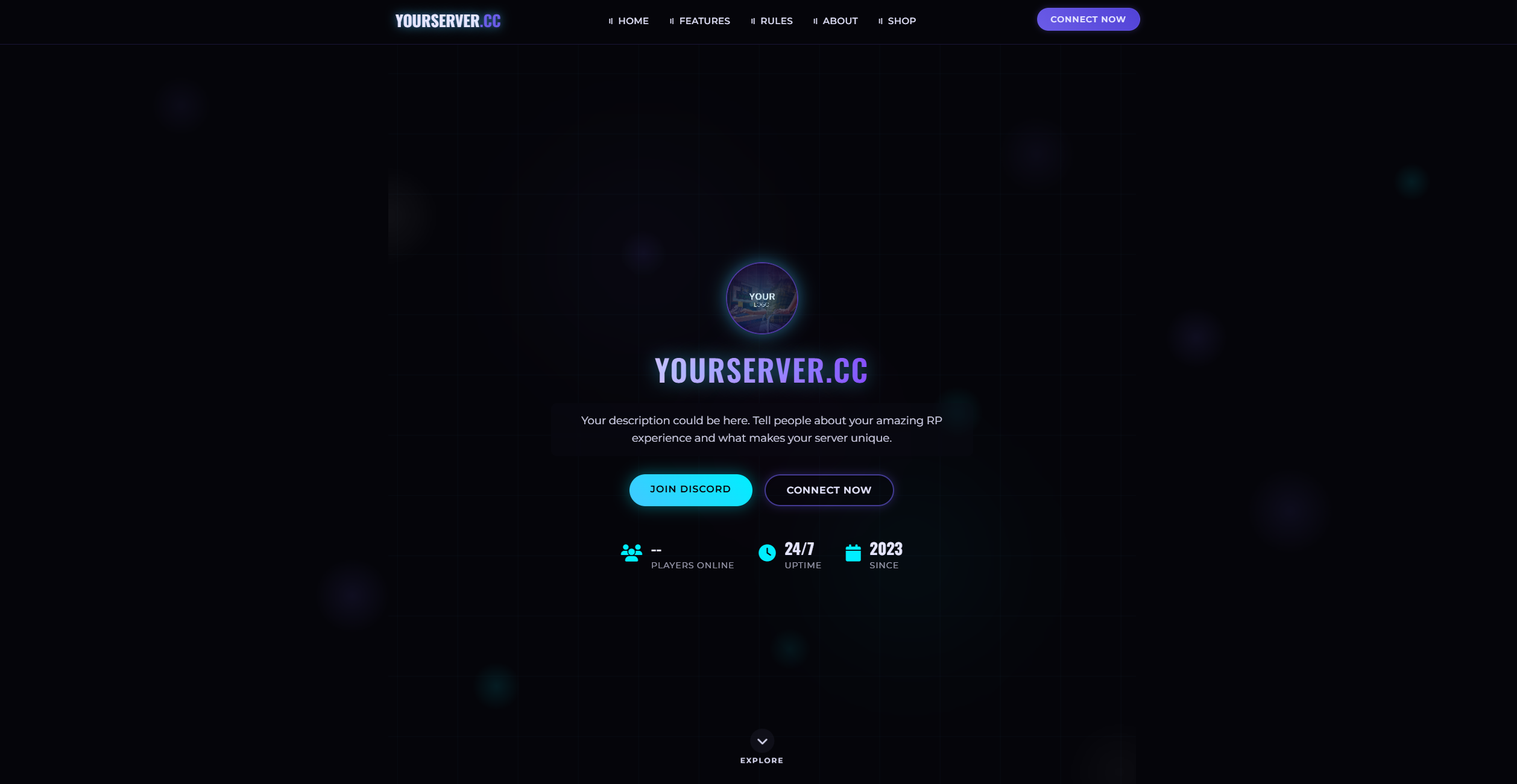 Welcome Page - FIVEM | BuiltByBit