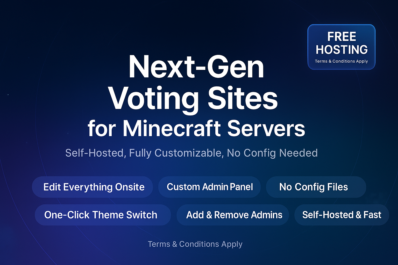 NextGen Voting Site for Minecraft Server | BuiltByBit