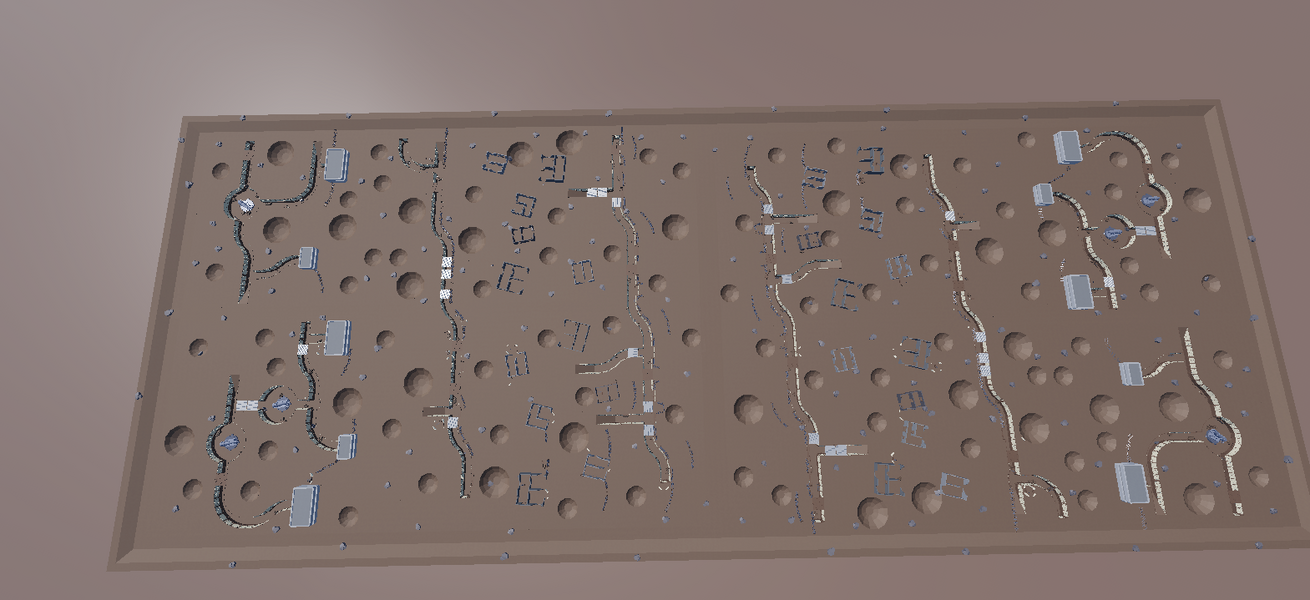 WW1 Lowpoly Trenches Map | BuiltByBit