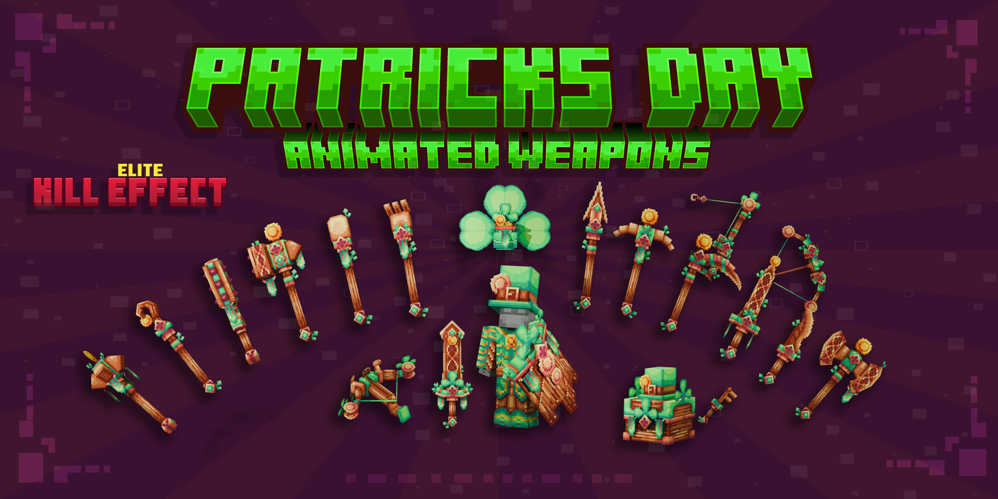 Patrick's Day Animated Weapon Set | BuiltByBit