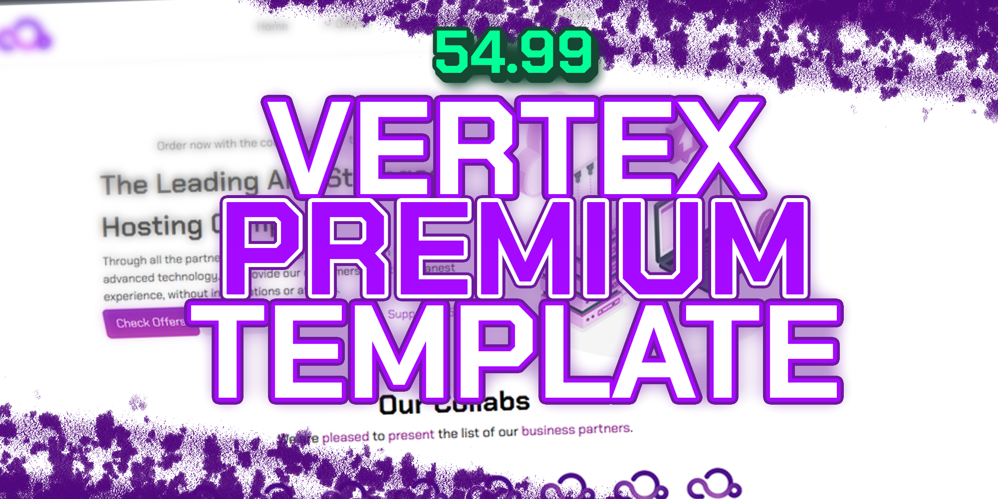 Vertex Host Premium Hosting Template | BuiltByBit