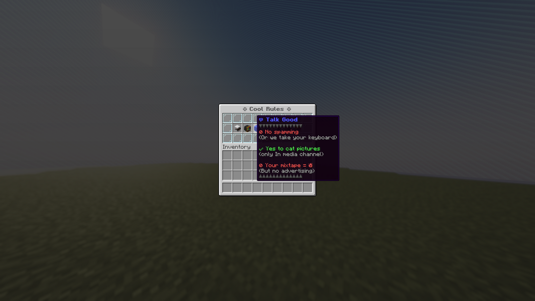 rules template - deluxe menus | BuiltByBit