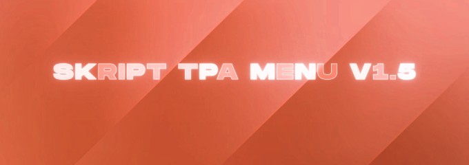 Skript Tpa Menu | BuiltByBit