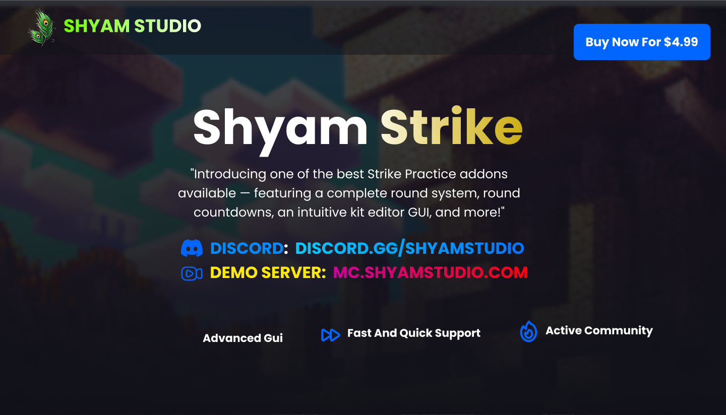 ShyamStrike - Strike Practice Addon | BuiltByBit