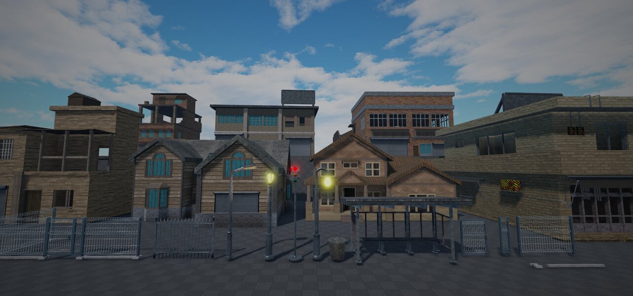 Roblox Hood Suburban Buildings Pack | BuiltByBit