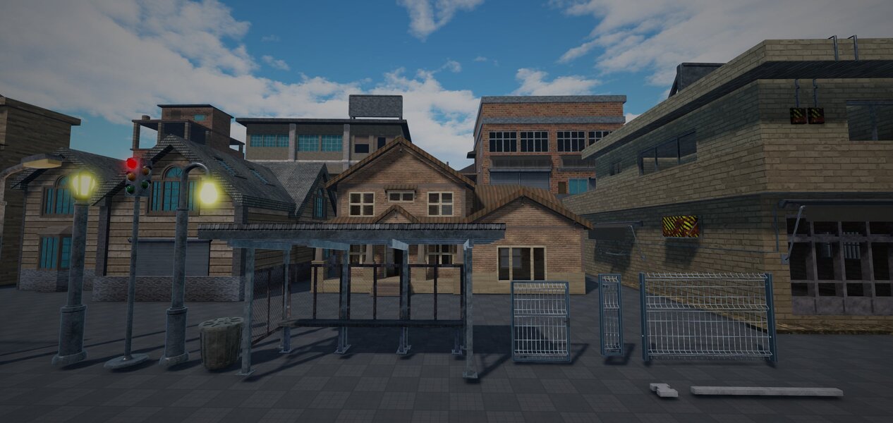 Roblox Hood Suburban Buildings Pack | BuiltByBit