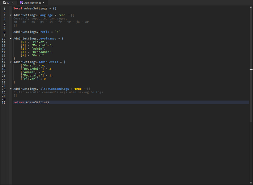 cleaN admin | BuiltByBit