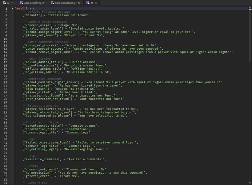 cleaN admin | BuiltByBit