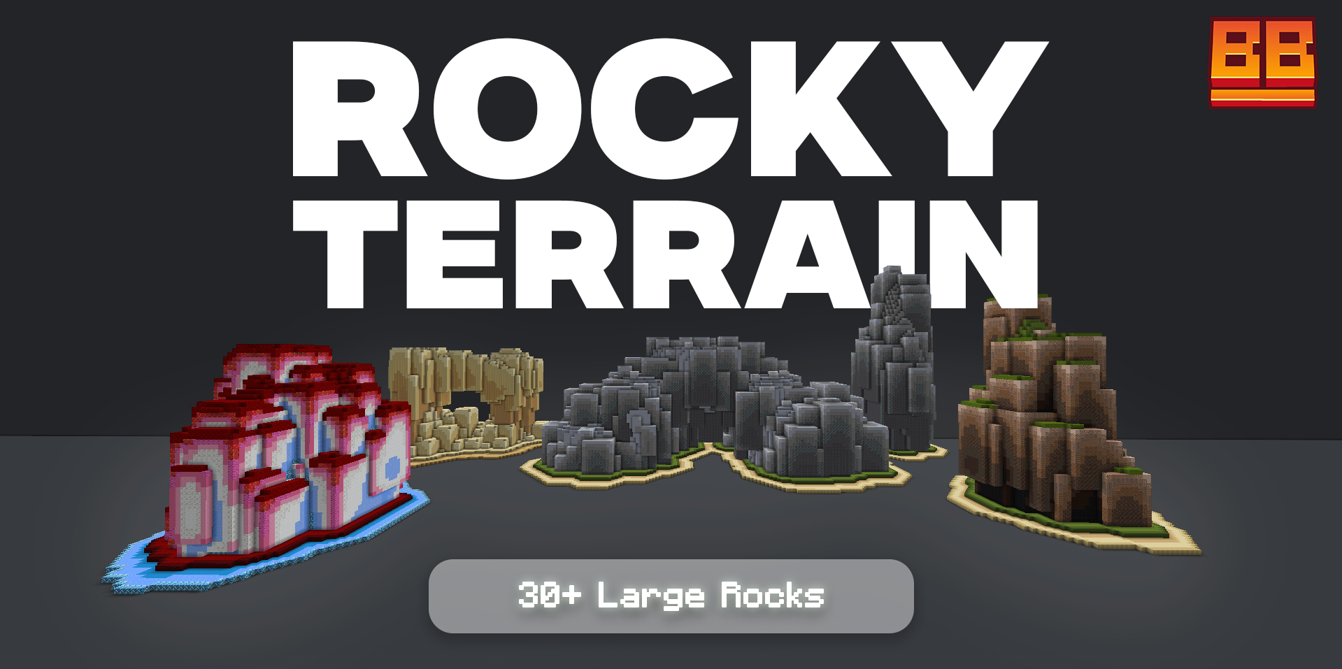Rock Pack - Large Rock Assets | BuiltByBit