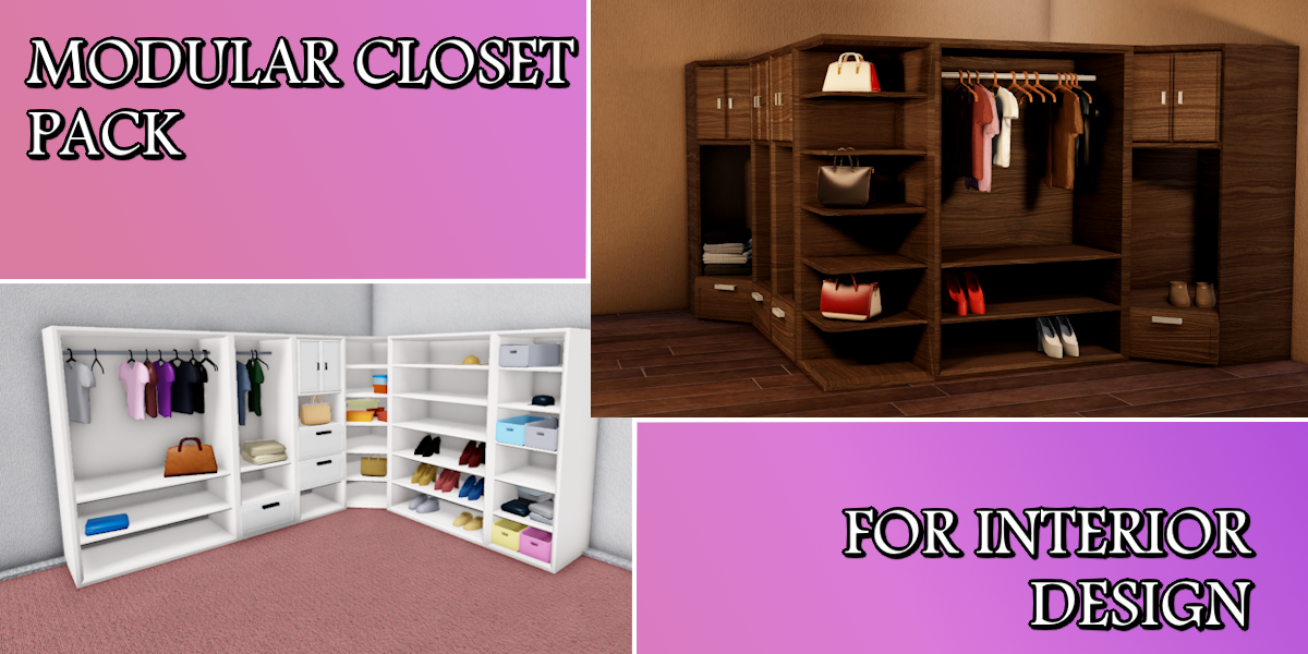 Modular Closet Asset Pack | BuiltByBit