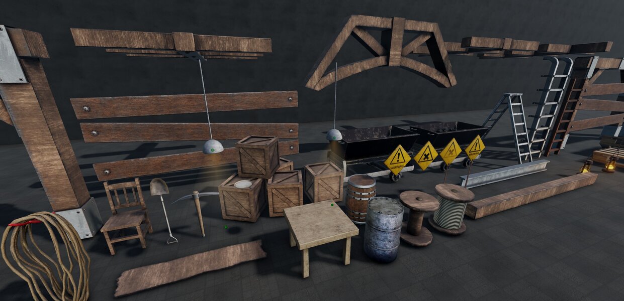 Realistic Mine & Cave Roblox Pack | BuiltByBit