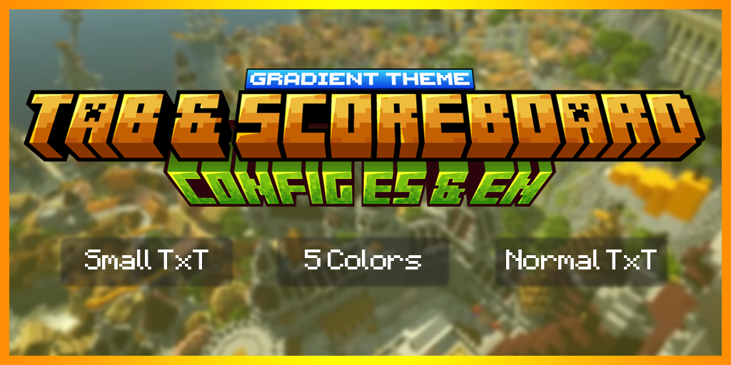TAB & SCOREBOARD | Animated & SmallTxt | BuiltByBit