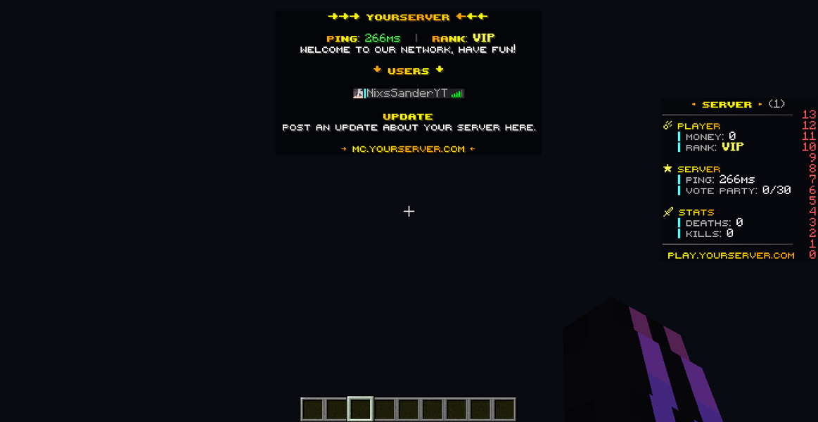 TAB & SCOREBOARD | Animated & SmallTxt | BuiltByBit