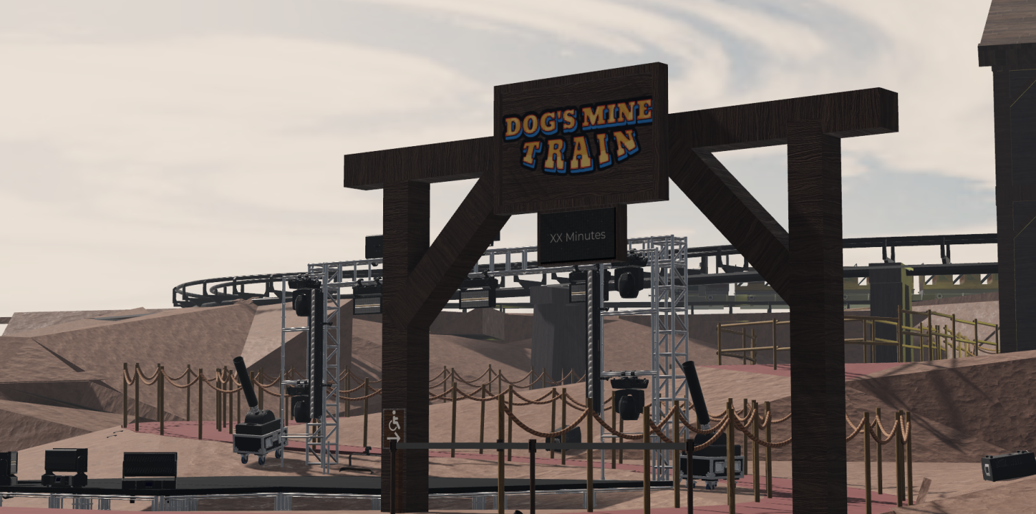 Dog's Mine Train Roller Coaster | BuiltByBit