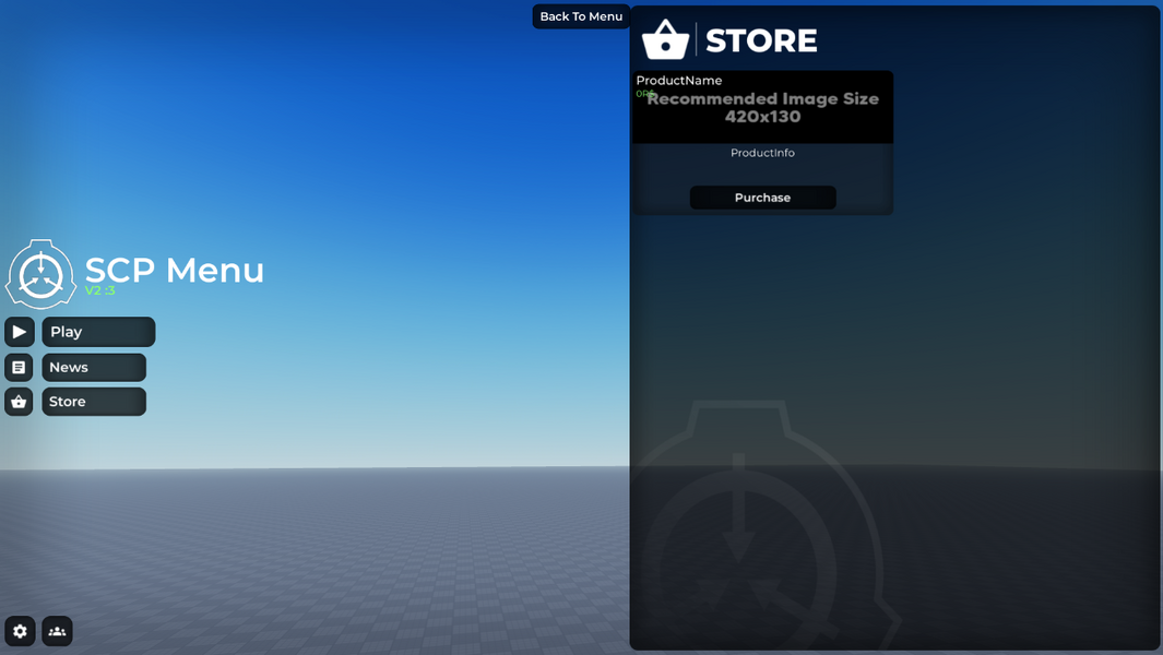 SCP Main Menu | BuiltByBit