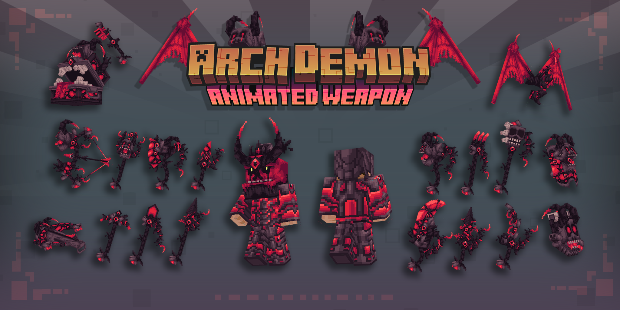 Arch Demon Animated Weapon Set | BuiltByBit
