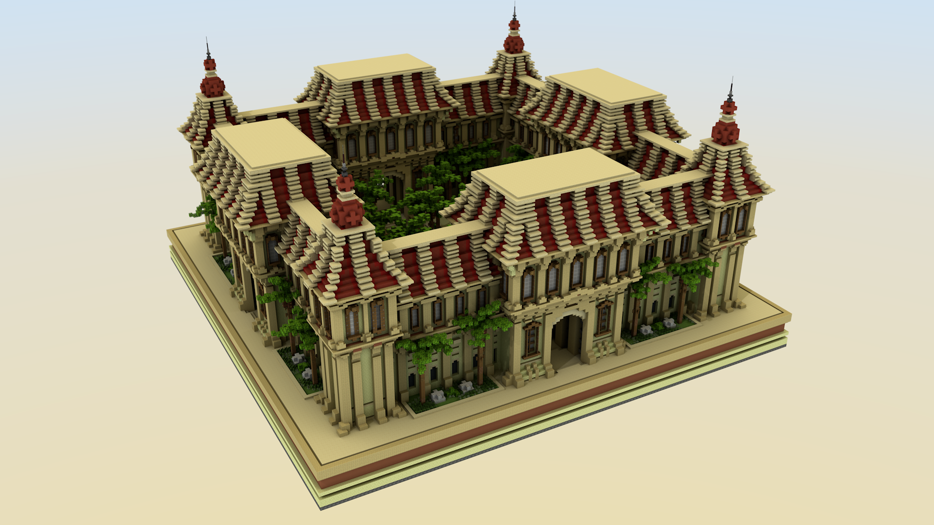 Spawn - Desert Oasis Factions Castle | BuiltByBit