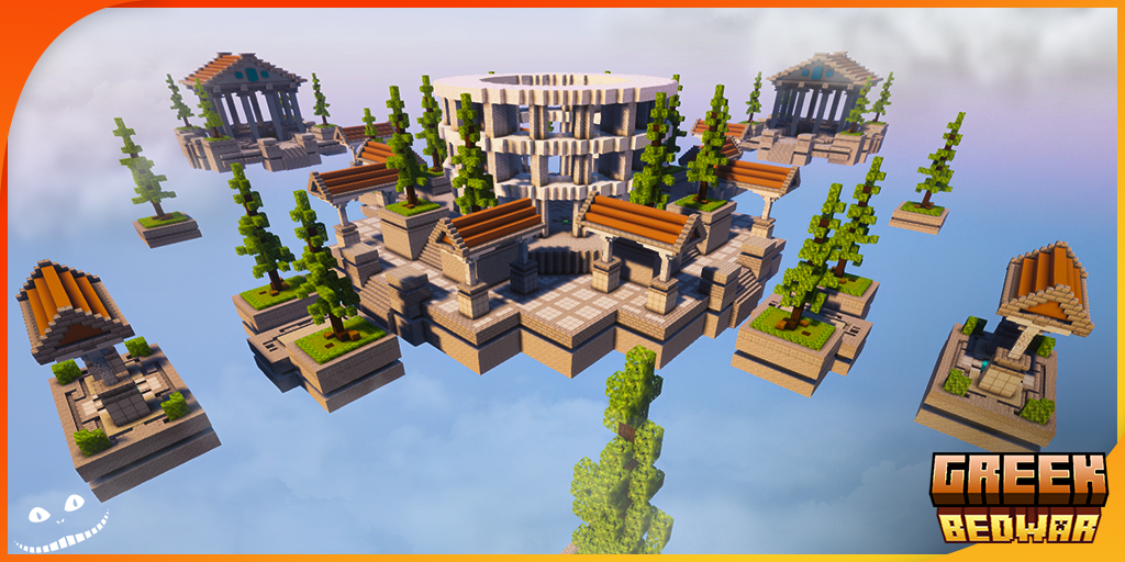 Greek Theme | Bedwars Map | 4/8 Team | BuiltByBit