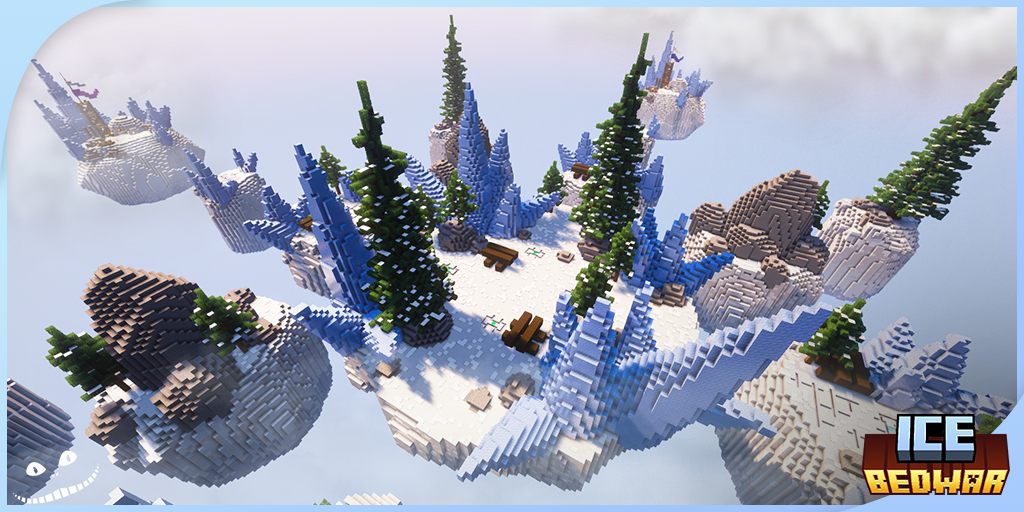 Ice Theme | Bedwars Map | 4/8 Team | BuiltByBit