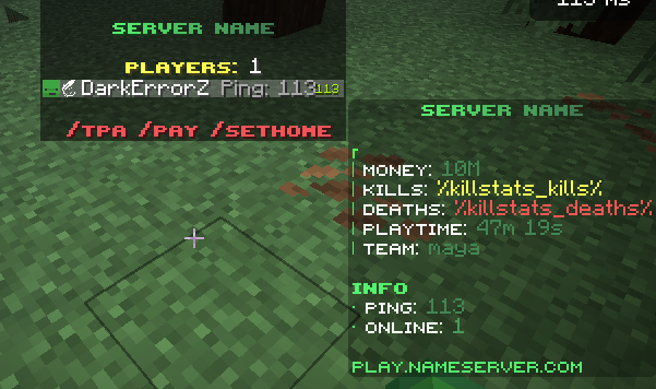 Simple Smp Tab & ScoreBoard | BuiltByBit