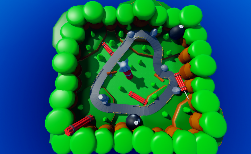 Low-Poly TNT / Bomb Themed Map | BuiltByBit