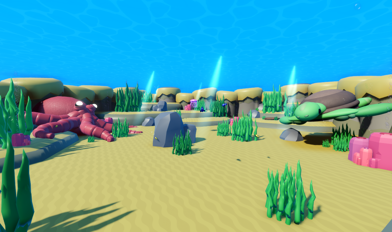 Low-Poly Ocean Themed Map | BuiltByBit