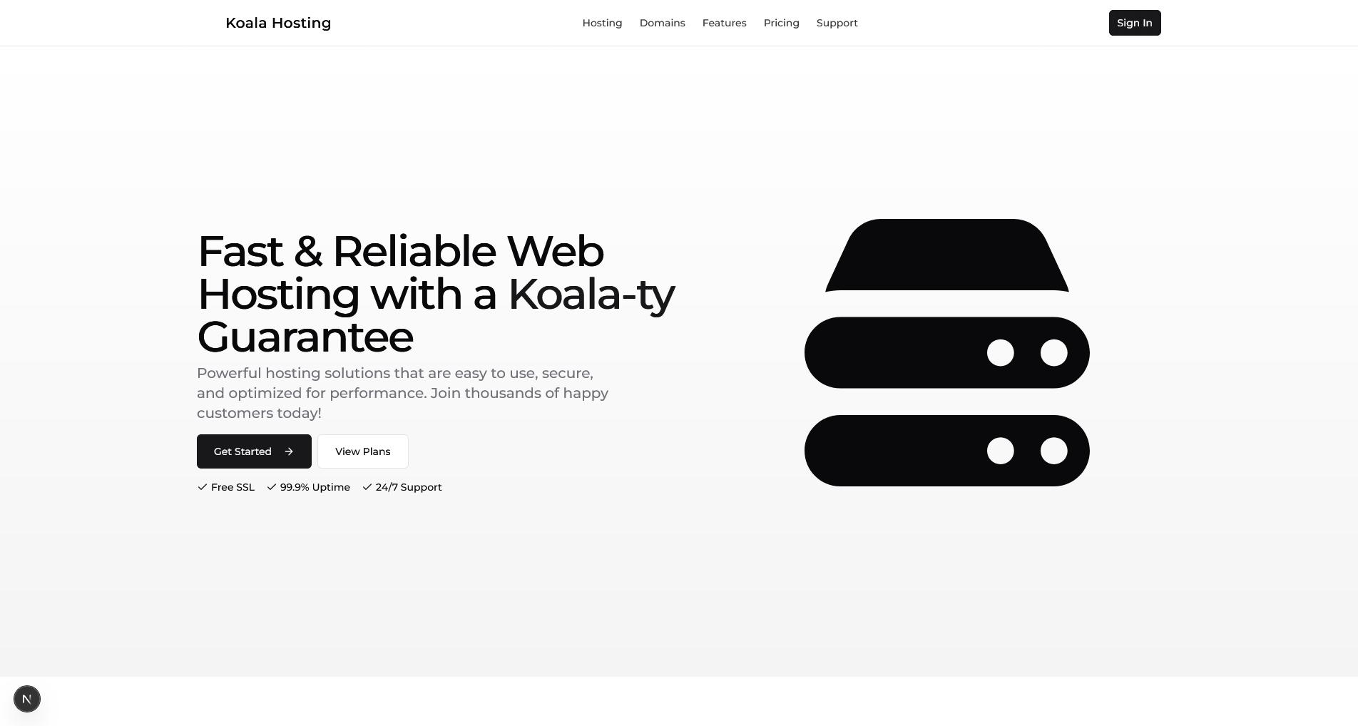 Hosting Website tamplet | BuiltByBit