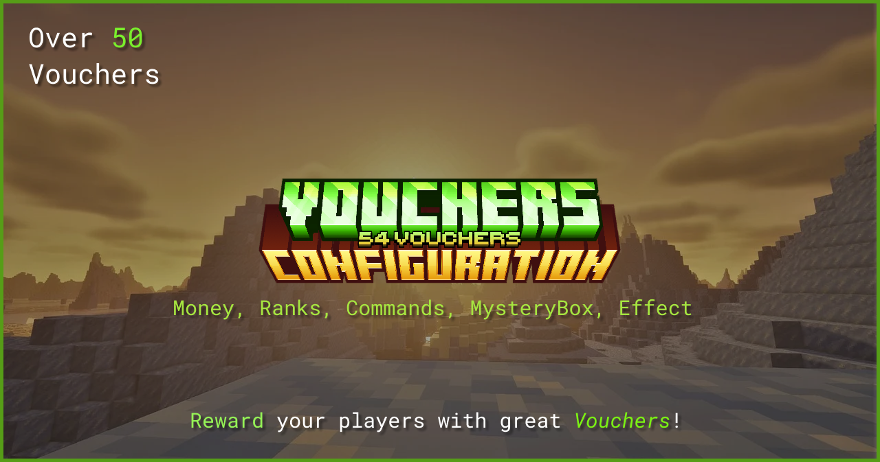 Vouchers - Configuration | BuiltByBit